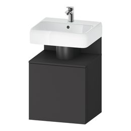 Duravit Waschtischunterschrank Qatego 49x42x64,5cm, 1 T., T. re, Graphit matt (QA4077R49490000)