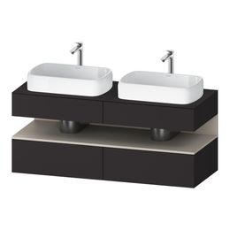 Duravit Waschtischunterschrank Qatego 140x55x60cm, T m/Gr m, Pl, Beck. beids. (QA4767091800000)