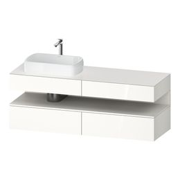 Duravit Waschtischunterschrank Qatego 160x55x60cm, w m/we g, Pl, Beck. li (QA4777084220000)