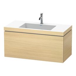 Duravit Waschtischunterschrank c-bonded L-Cube 100x48cm, 1 HL, med. Ei, 1 Ausz., wandh&auml;ngend (LC6918O7171)