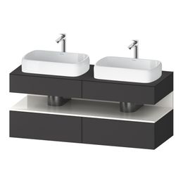 Duravit Waschtischunterschrank Qatego 140x55x60cm, w g/Gra m, Pl, Beck. beids. (QA4767022490000)