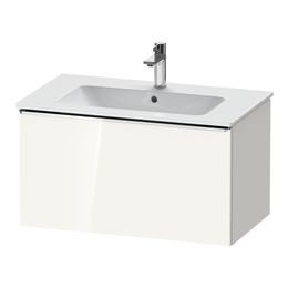 Duravit Waschtischunterschrank D-Neo 81x46,2cm, chr/we hgl, 1 Ausz., wandh&auml;ngend (DE4262010220000)