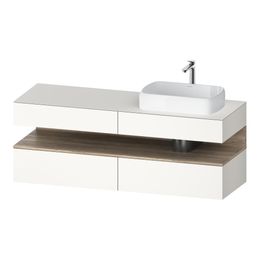 Duravit Waschtischunterschrank Qatego 160x55x60cm, E Ma/w m, Pl, B r, Nischenb (QA4778055840010)