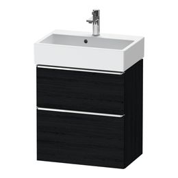 Duravit Waschtischunterschrank D-Neo Compact 58,4x37,2xcm, 1 Kast, 1 A, chr/Eiche sw (DE4329010160000)