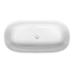Duravit Badewanne Zencha 180x90x45,5cm, 2 RS, frei., matt-wei&szlig; (700463000000000)