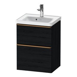 Duravit Waschtischunterschrank D-Neo 48,4x37,2x62,5cm, 1 Kast, b geb/Eiche sw (DE4350004160000)