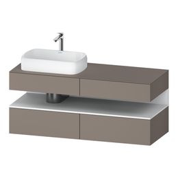 Duravit Waschtischunterschrank Qatego 140x55x60cm, w m/ba m, Pl, Beck. li (QA4765018430000)