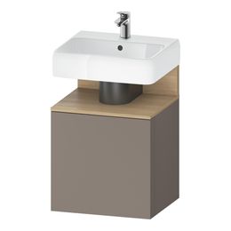 Duravit Waschtischunterschrank Qatego 49x42x64,5cm, 1 T., T. li, Ei nat/b matt (QA4077L30430000)