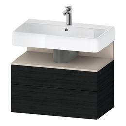 Duravit Waschtischunterschrank Qatego 79x47x59cm, T m/E s, 1 Kast, 1 Ausz. (QA4394091160000)