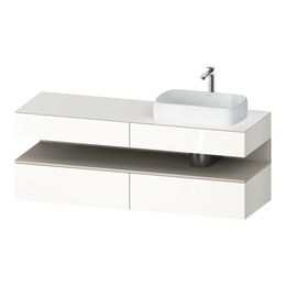 Duravit Waschtischunterschrank Qatego 160x55x60cm, T m/we g, Pl, Beck. re (QA4778083220000)