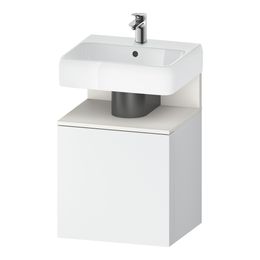 Duravit Waschtischunterschrank Qatego 49x42x64,5cm, 1 T, T re, we matt/wei&szlig; ma (QA4077R84180000)
