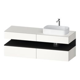 Duravit Waschtischunterschrank Qatego 160x55x60cm, gra m/we m, Pl, B r, B (QA4778080840010)