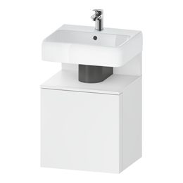 Duravit Waschtischunterschrank Qatego 49x42x64,5cm, 1 T., T. rechts, wei&szlig; matt (QA4077R18180000)