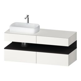 Duravit Waschtischunterschrank Qatego 140x55x60cm, gra m/we m, Pl, Beck. li (QA4765080840000)