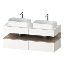 Duravit Waschtischunterschrank Qatego 140x55x60cm, E Ma/w m, Pl, B bs, B (QA4767055840010)