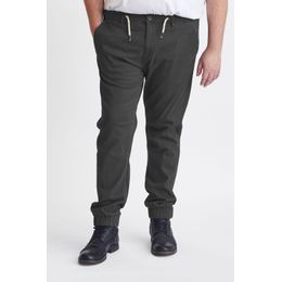 Chinohose Blend "BHSelli Big & Tall", Herren, Gr. 4XL, US-Gr&ouml;&szlig;en, ebony grau, Web, 98% Baumwolle, 2% Elasthan, unifarben, regular fit lang, Hosen Chinohose, Jogger Pant mit Kodeln in gro&szlig;en Gr&ouml;&szlig;en - Regular Fit