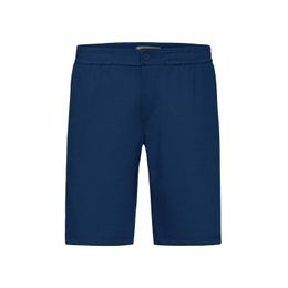Chinoshorts Blend "Chinoshorts BHElmer", Herren, Gr. L, N-Gr, blau (insignia blau), Obermaterial: 75% Polyester PES. 22% Viskose CV. 3% Elasthan EL., Hosen Chinoshorts