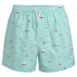 VanVaan Herren Badeshorts mit Segelschiffen