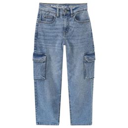 Yigga Jungen Straight-Jeans im Cargo-Style