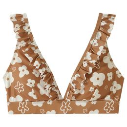 Gina Benotti Damen Bikinioberteil mit Blumen-Allover
