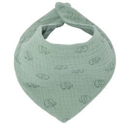 Topomini Baby Musselin-Bandana mit Frottee-Innenseite