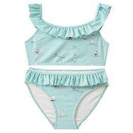 Yigga M&auml;dchen Bikini mit Segelschiffen