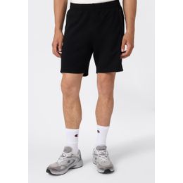 Trainingsshorts Champion "C-TECH Slim Fit Interlock Shorts", Herren, Gr. L, N-Gr, nbk, Obermaterial: 69% Polyester, 26% Baumwolle, 5% Elasthan, Hosen, sportlicher Stil, f&uuml;r Sportmode und Training