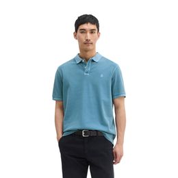 Marc O'Polo Poloshirt MARC O'POLO "aus Bio-Baumwolle", Herren, Gr. XS, blau (murphy marine), Obermaterial: 100% Baumwolle, unifarben, regular fit, Strickb&uuml;ndchen, Shirts