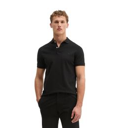 Marc O'Polo Poloshirt MARC O'POLO "aus Organic Cotton-Stretch", Herren, Gr. XXL, schwarz, Obermaterial: 95% Baumwolle, 5% Elasthan, unifarben, Basic, Rippb&uuml;ndchen, Shirts