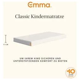 Kindermatratze EMMA "EMMA Classic Babymatratze, atmungsaktiv & waschbar bei 60C", wei&szlig;, B:60cm H:11cm L:120cm, Bezug: 100% Polyester, Matratzen, 60 x 120cm & 70 x140cm, Stiftung Warentest " SEHR GUT (1,5)" getestet