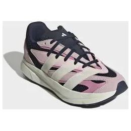 Sneaker Adidas SPORTSWEAR "LIGHTBLAZE KIDS", M&auml;dchen, Gr. 38,5, collegiate navy, sanftes wei&szlig;, bliss pink, Leder, Textil, Schuhe Sneaker, f&uuml;r Kinder & Jugendliche