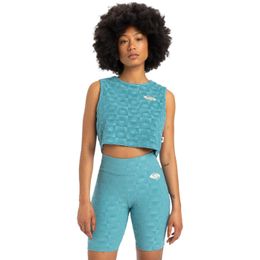 Bermudas Quiksilver "Tropic Day Cyclist", Damen, Gr. M, brittany blau, Obermaterial:[Hauptmaterial] 6% Elasthan, 36% Microfaser, 58% Microfaser;, Hosen Bermudas
