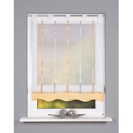 Raffrollo HEINE HOME Gr. 2, gelb, B:100cm H:140cm, Raffrollos