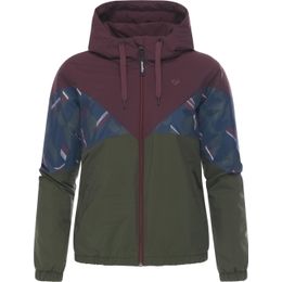Regenjacke Ragwear "Rochele Warm YOUMODO", Damen, Gr. XS (34), gr&uuml;n (olivgr&uuml;n), Obermaterial: 100% Polyester. Innenfutter: 100% Polyester. Wattierung: 100% Polyester, l&auml;ssig geschnitten h&uuml;ftbedeckend, hoch geschlossener Ausschnitt, &Auml;rmel ohne &Auml;rmelschlitz elastischer Bund mit innenliegendem Gummizug, Jacken Regenjacke, wasserdichte Damen Funktionsjacke mit Kapuze