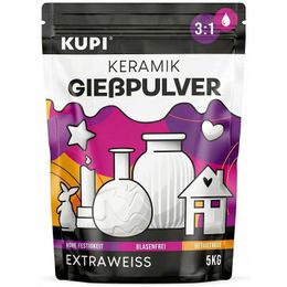 buttinette Keramik Gie&szlig;pulver, extra wei&szlig;, 5 kg