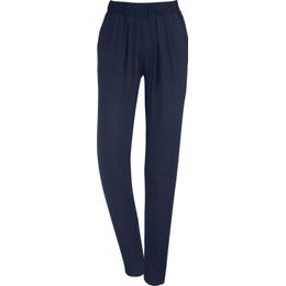 CR&Eacute;ATION L Damen Schlupfhose mit Rundum-Dehnbund marine Gr&ouml;&szlig;e 19
