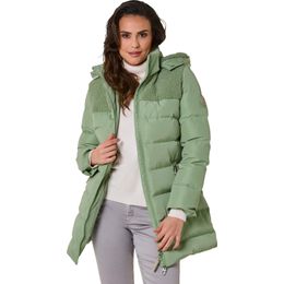 CREATION L PREMIUM Damen Daunenjacke mit Teddyfleece eucalyptus Gr&ouml;&szlig;e 38