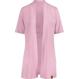 CR&Eacute;ATION L Damen Shirtjacke mit Seitenschlitzen ros&eacute; Gr&ouml;&szlig;e 38