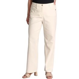 sheego Damen Bengalinhose mit Shaping-Einsatz champagner Gr&ouml;&szlig;e 50
