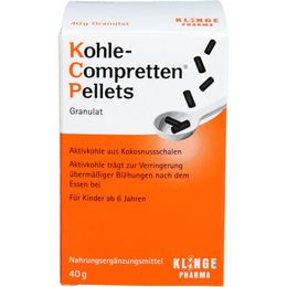 Kohle Compretten Pellets Granulat 40 g