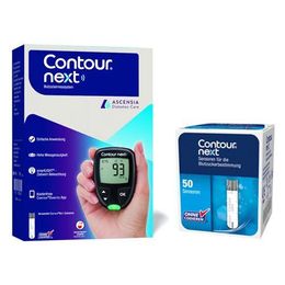 Contour Next Neu Set Blutzuckermessger&auml;t mg/dl + Next Sensoren Teststreifen 1 St