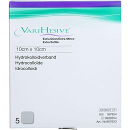 ToRa Pharma Varihesive extra d&uuml;nn 10x10 cm Hkv hydroakt.967653 5 St