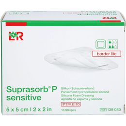 Avitamed Suprasorb P sensitive PU-Schaumv.bor.lite 5x5cm 10 St