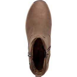 Jana Damen Stiefelette mit Tex-Ausr&uuml;stung taupe Gr&ouml;&szlig;e 41