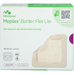 ToRa Pharma Mepilex Border Flex Lite Schaumverband 10x10 cm 10 St