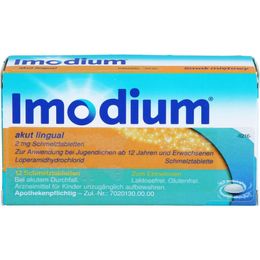 kohlpharma Imodium akut lingual Schmelztabletten 12 St
