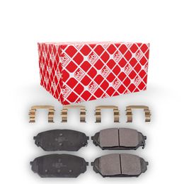 febi bilstein Bremsbelagsatz, Scheibenbremse 170627 vorne rechts links f&uuml;r HYUNDAI 58101-3JA00 58101-3JA50