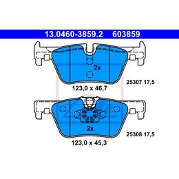 ATE Bremsensatz-Vorn und hinten SG00000D5X Bremsensatz, Scheibenbremse vorne rechts links bel&uuml;ftet 300mm f&uuml;r BMW 34206873094 34206799809 34116854126