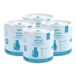 KatKare Hypoallergener Gefriergetrockneter Snack Weissfisch Essential 70g 4x70 g