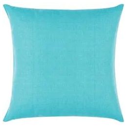 Dekokissen Pad "Risotto", blau (turquoise), B:50cm L:50cm, Baumwolle, Dekokissen_Sitzkissen_Kissenh&uuml;llen, 100% Baumwolle